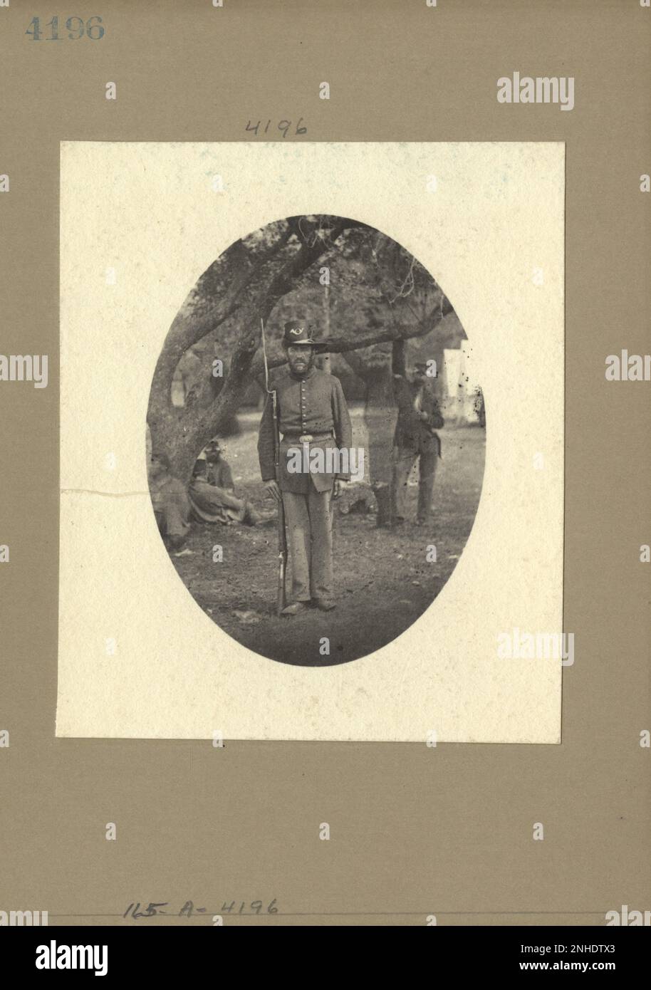 Private of 4th Michigan Infantry 19th Century Mathew Brady ...