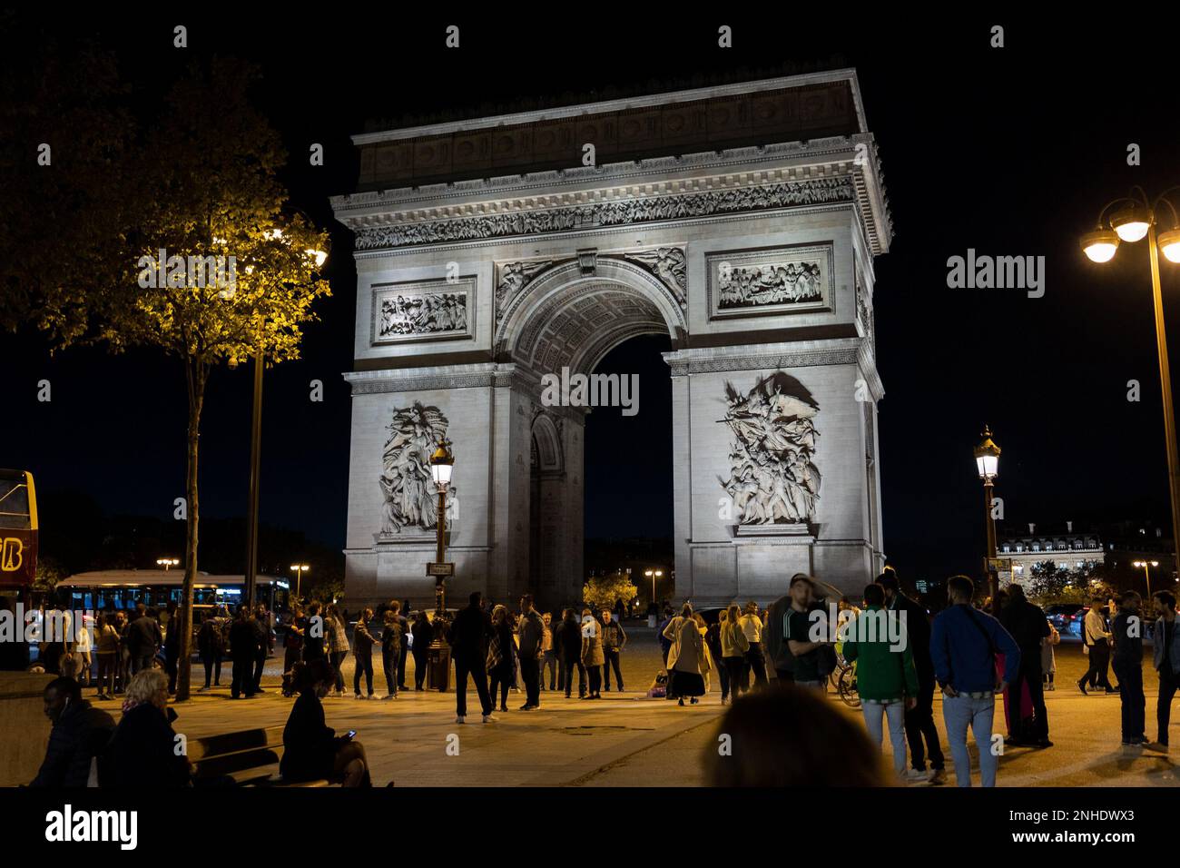 Paris, France - October 26, 2022: The Victory Gate in Paris. Arc de ...