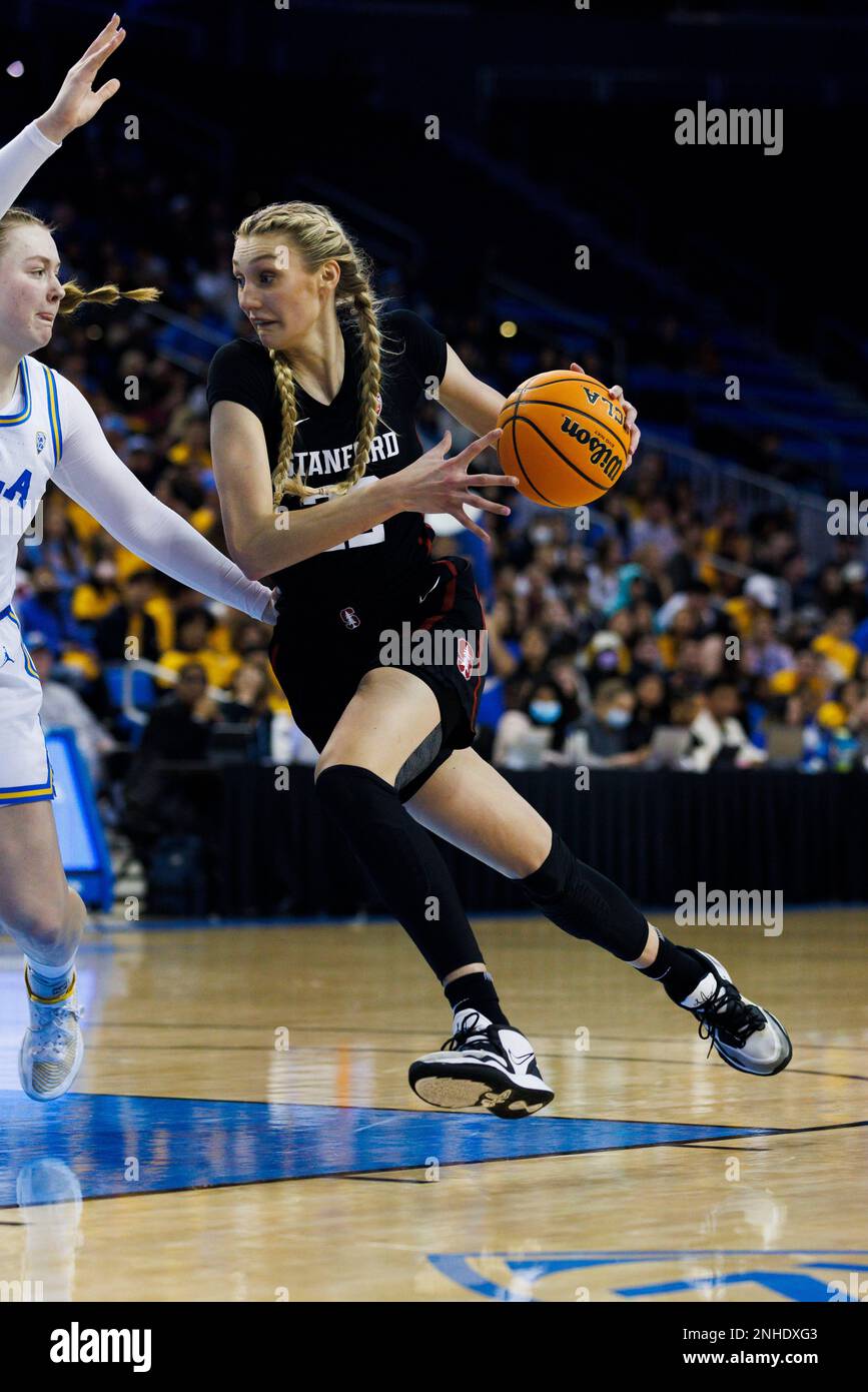 LOS ANGELES, CA - JANUARY 13: Stanford Cardinal forward Cameron Brink ...