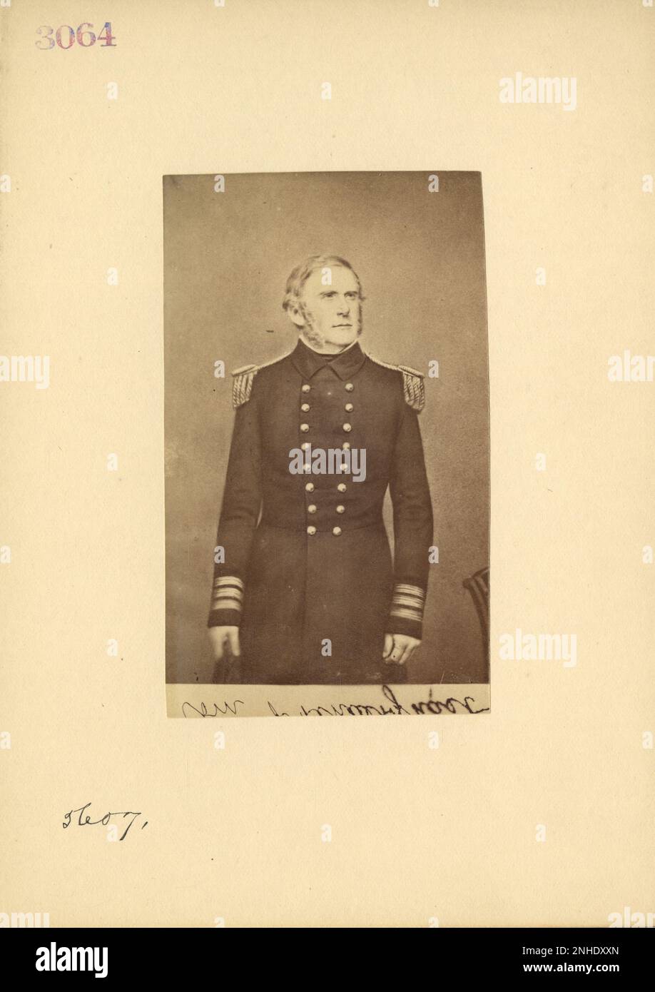 Commodore Garrett J. Pendergrast 19th Century Mathew Brady ...