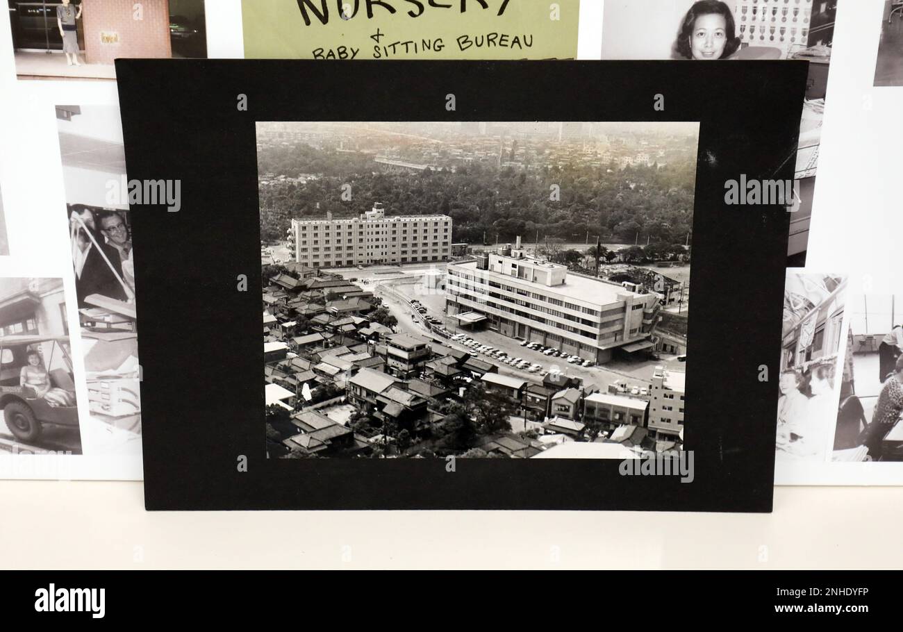 An aerial shot of Akasaka Press Center taken by Stars and Stripes ...