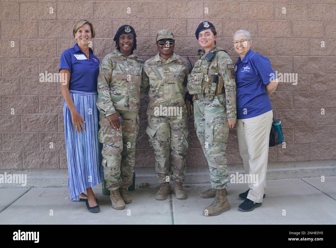 Retired U.S. Air Force Gen. Lori Robinson and retired Senior Master Sgt ...