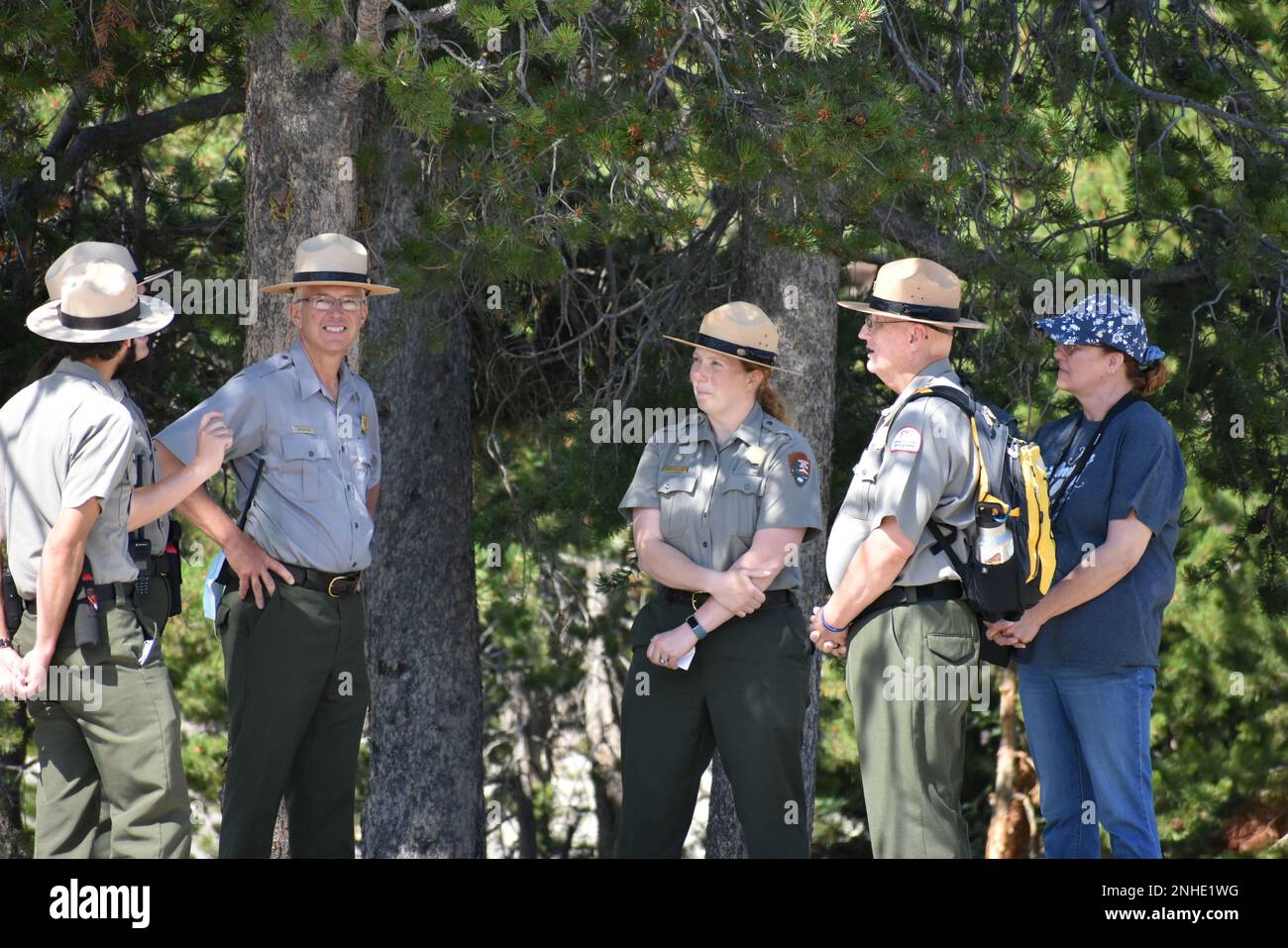 National Park Service “Volunteer in the Park” coordinator Joe Beuter ...