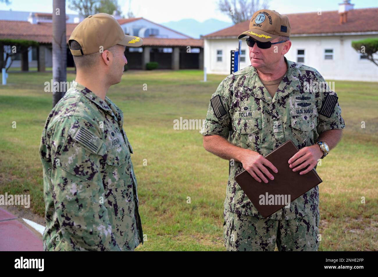 U.S. Navy Capt. Mike Aiena, commanding officer of Naval Surface Warfare ...