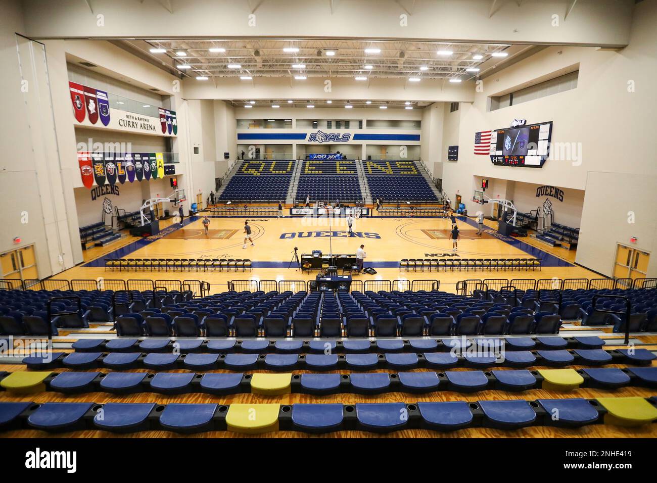 CHARLOTTE, NC - JANUARY 12: Curry Arena begins to fill with fans before ...