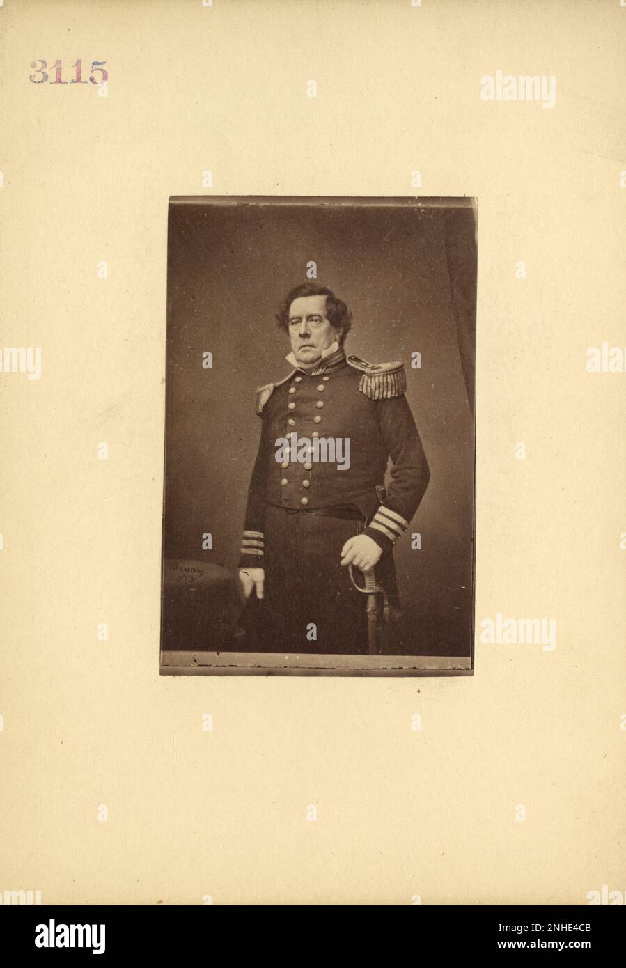 Commdr. Matthew C. Perry 19th Century Mathew Brady, Quartermaster, and ...