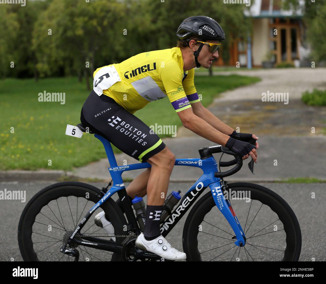 James Oram, of New Zealand, at the New Zealand Cycle Classic 2023, on ...