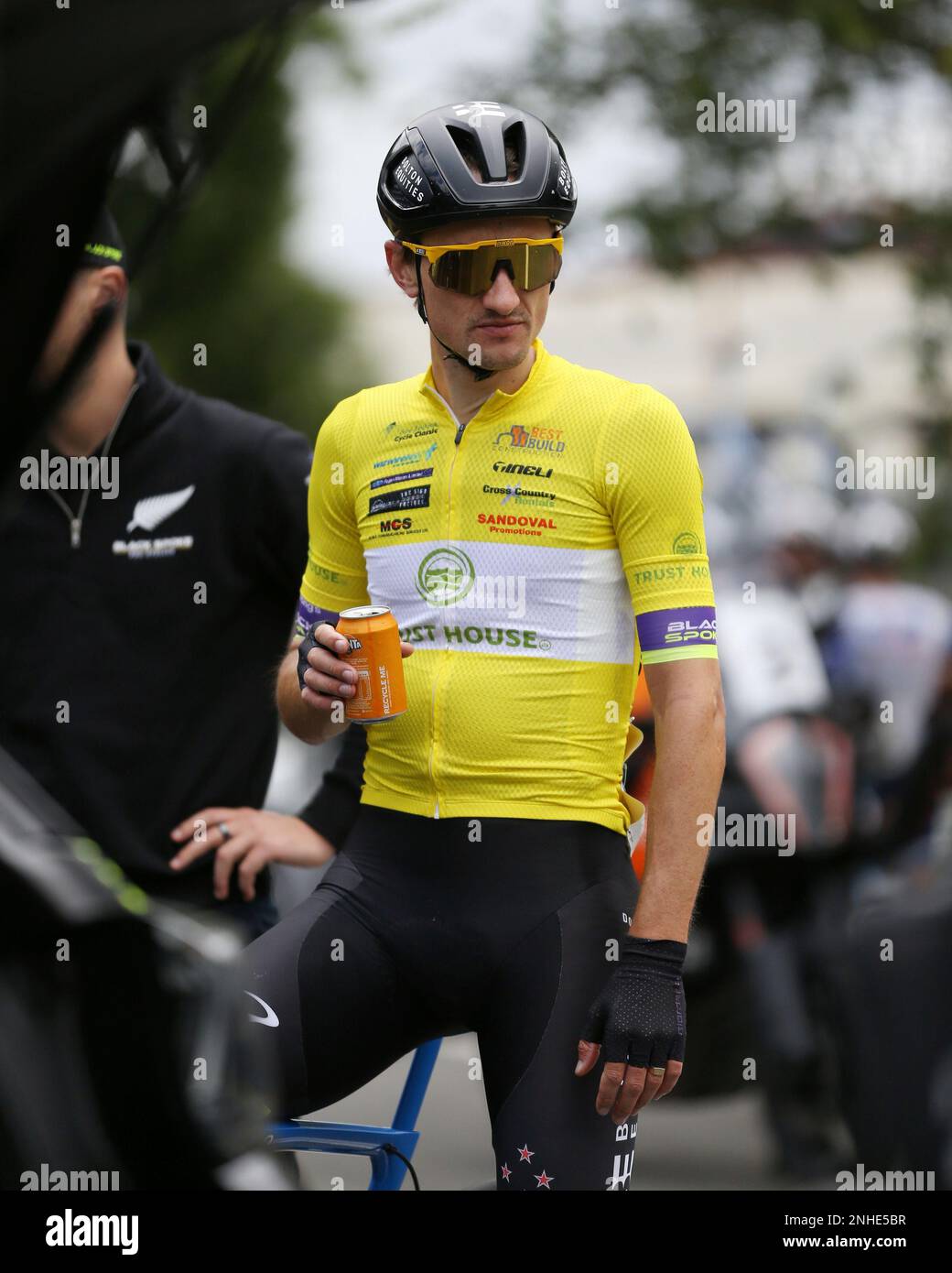 James Oram, of New Zealand, at the New Zealand Cycle Classic 2023, on ...
