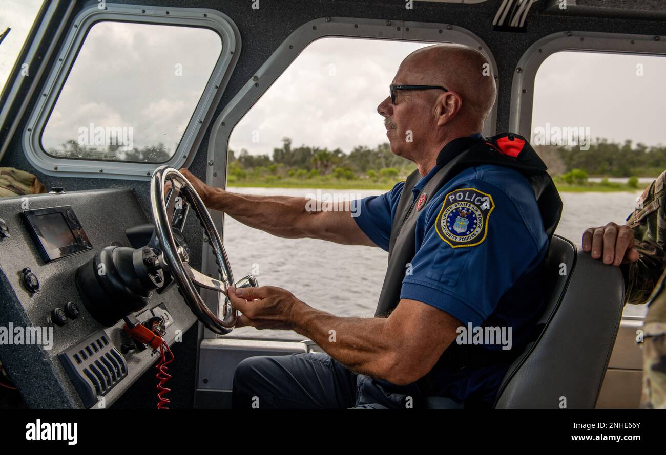 Michael Whitaker, 325th Security Forces Squadron marine patrolman ...