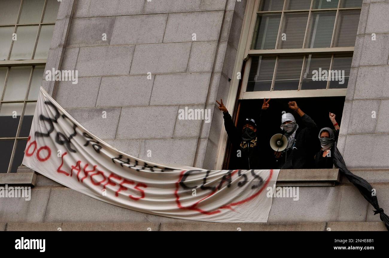 An undetermined number of students barricaded themselves inside Wheeler ...
