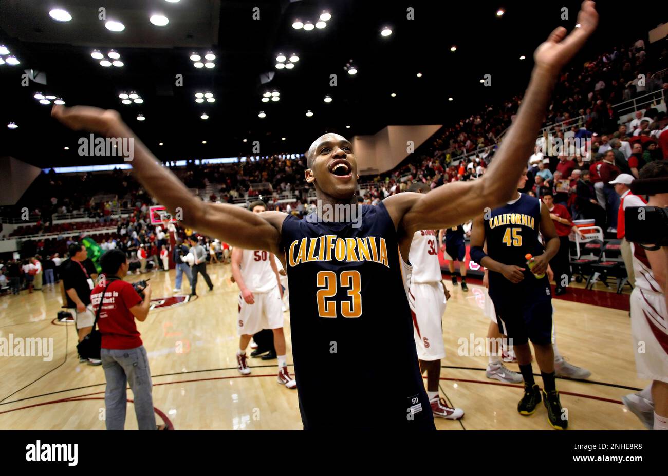 Cal's Patrick Christopher celebrates as the California Golden Bears ...
