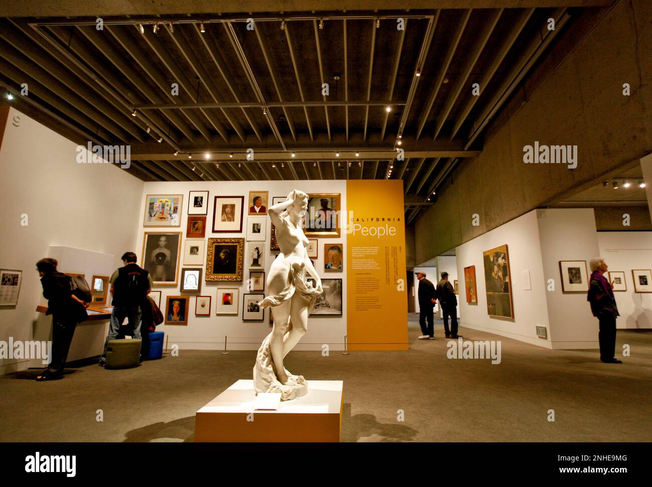 The lower walls of the main art gallery that were for years solid ...