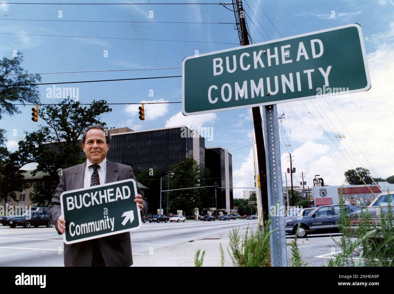 Former Atlanta mayor and head of the Buckhead Coalition Sam Massell ...
