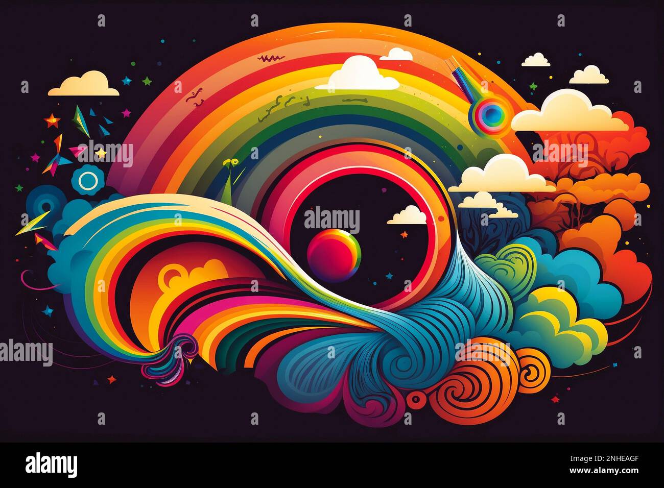 1960s poster psychedelic hi-res stock photography and images - Alamy