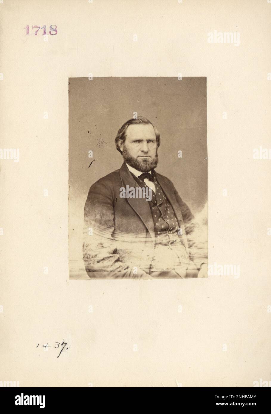 Hon. William Jayne, Dakota 19th Century Mathew Brady, Quartermaster ...