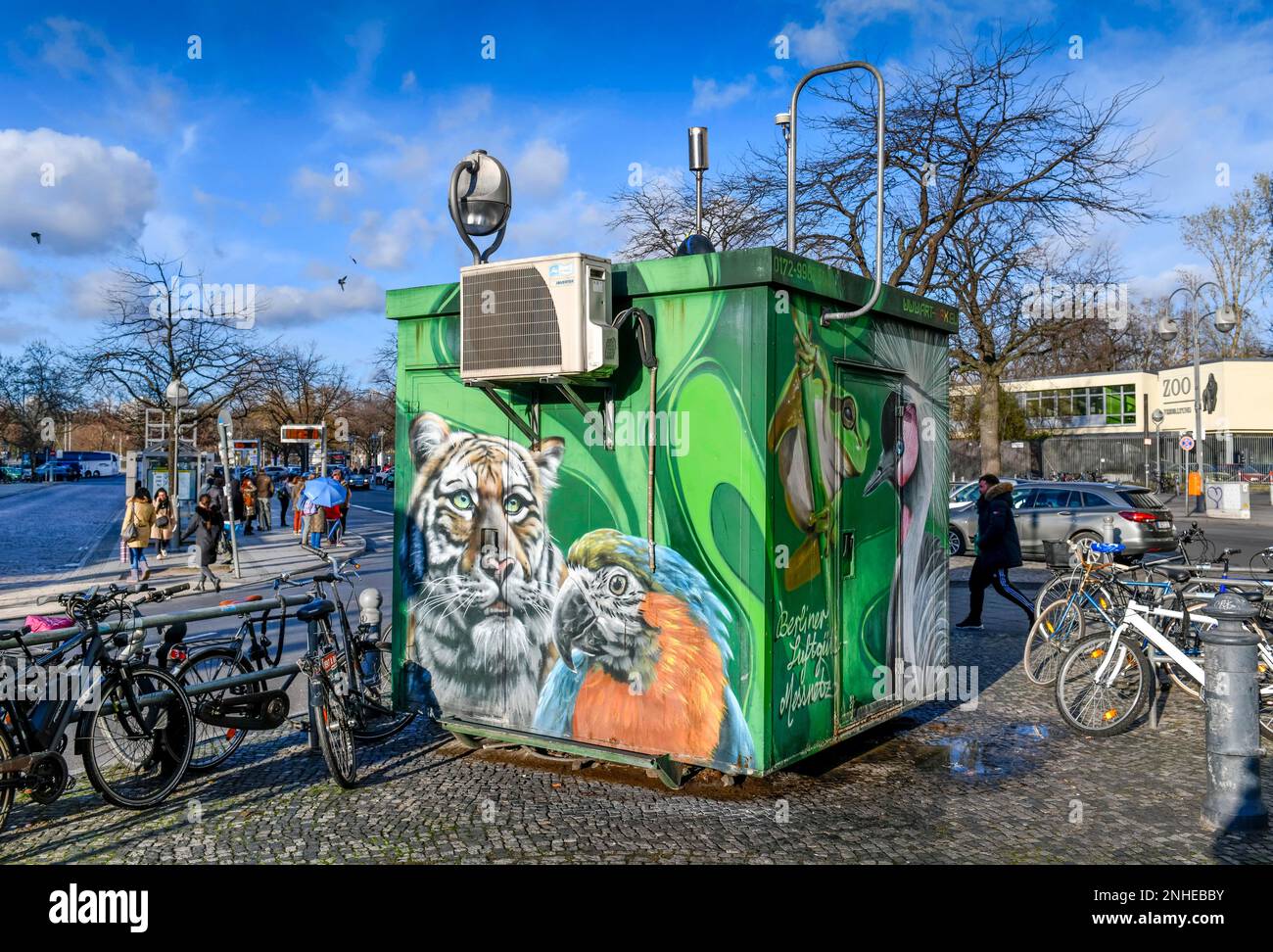 Air Quality Monitoring Station, Hardenbergplatz, Charlottenburg, Berlin ...