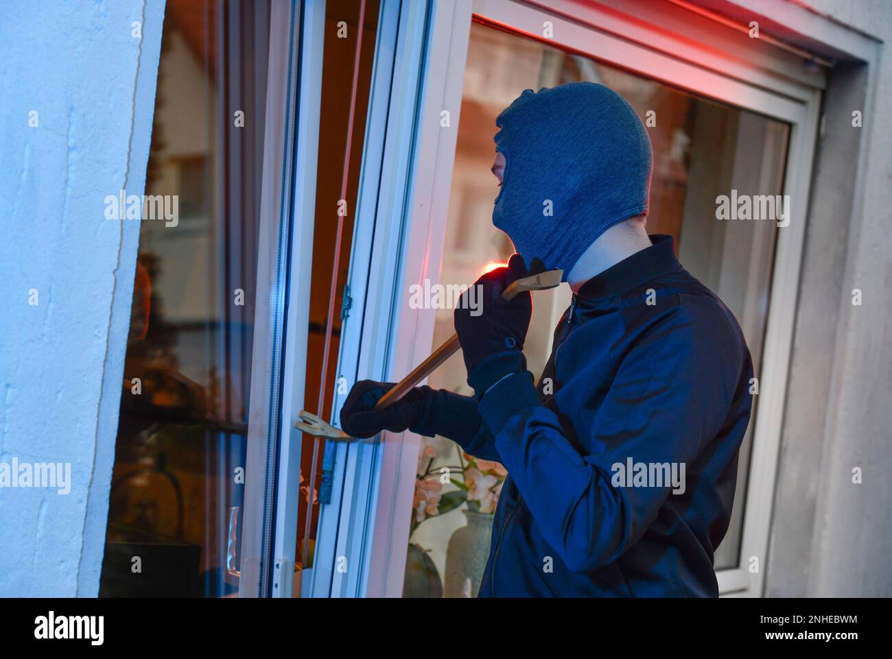 Burglar, symbol photo Stock Photo - Alamy