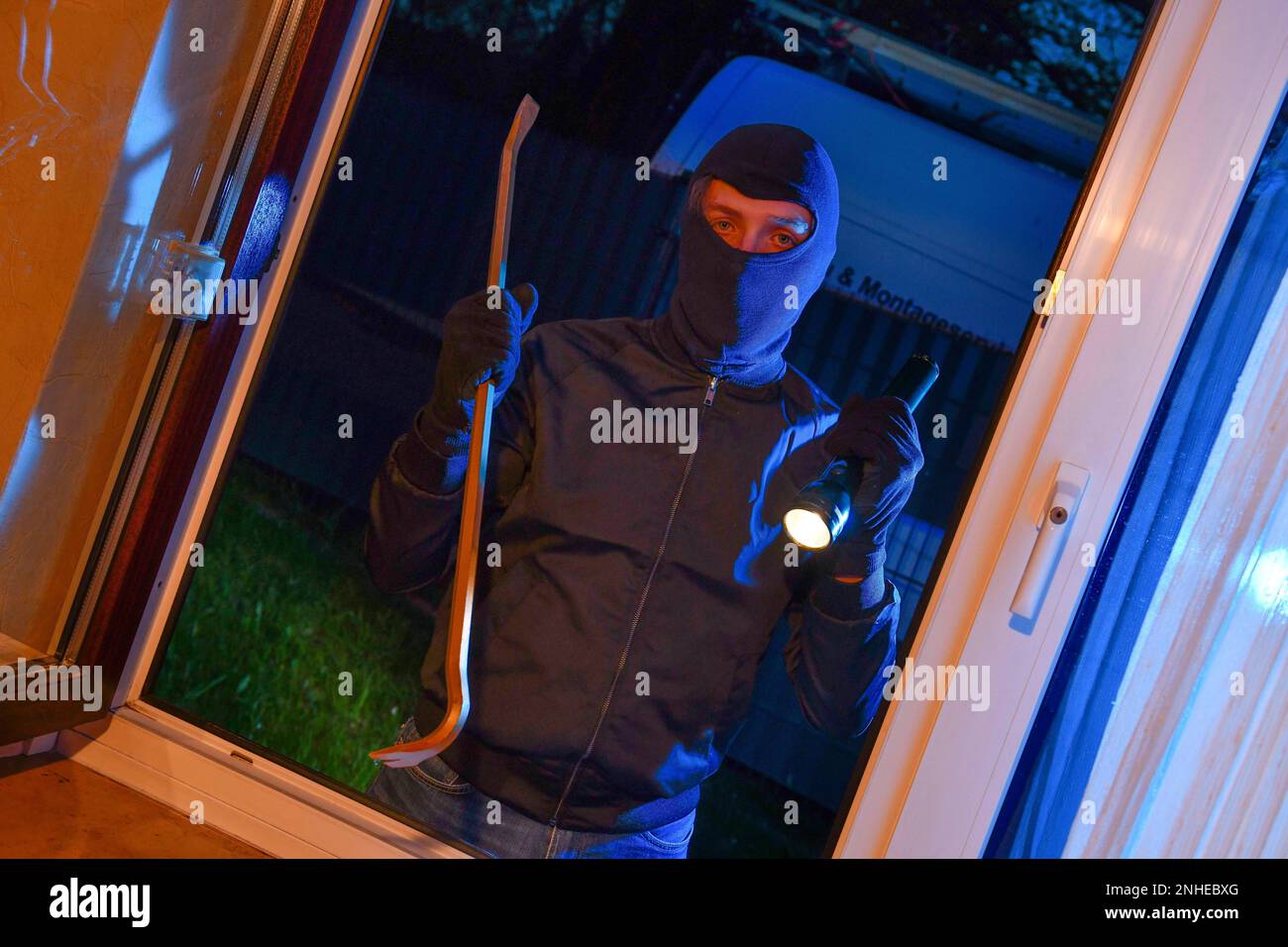 Burglar, symbol photo Stock Photo - Alamy