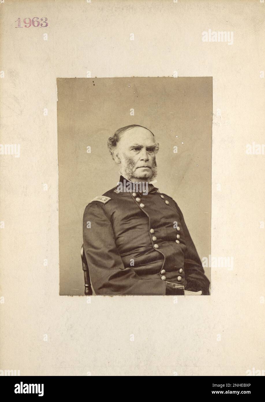 Maj. Gen. Samuel A. Curtis 19th Century Mathew Brady, Quartermaster ...