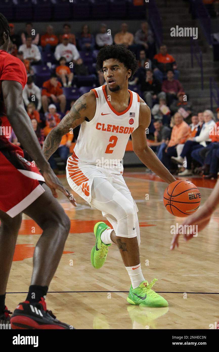 CLEMSON, SC - DECEMBER 30: Clemson Tigers guard Dillon Hunter (2 ...