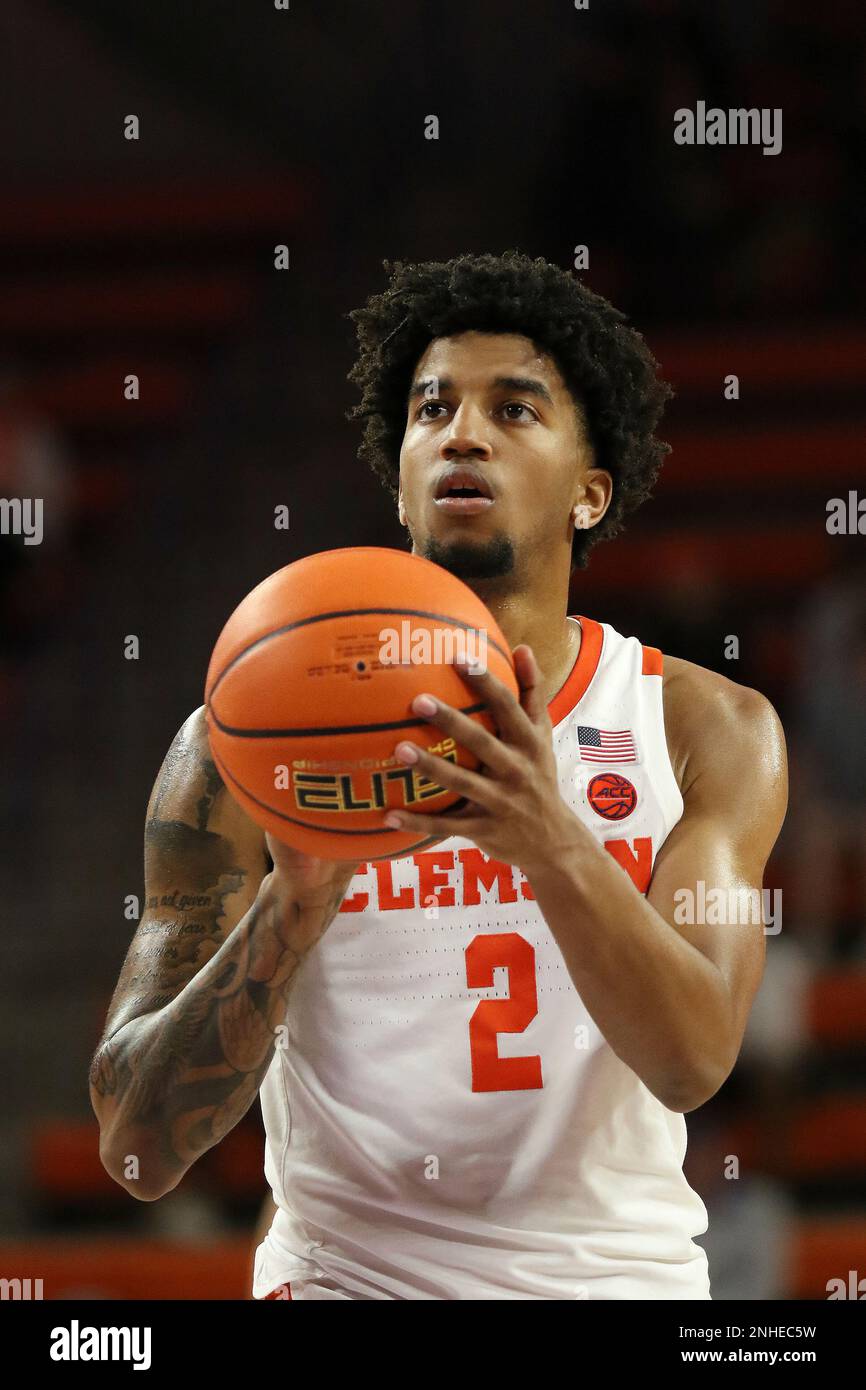 CLEMSON, SC - DECEMBER 30: Clemson Tigers guard Dillon Hunter (2 ...
