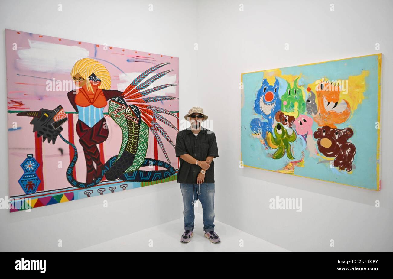 Kevin Poon, founder of WOAW Gallery at his Singapore gallery, 10 ...