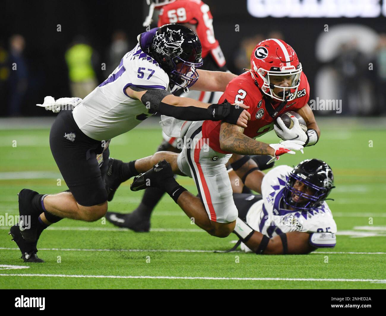 INGLEWOOD, CA - JANUARY 09: Georgia Bulldogs Running Back Kendall ...