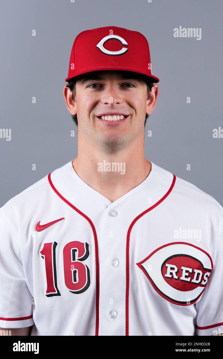 Cincinnati Reds left fielder Nick Solak poses for a photograph during ...