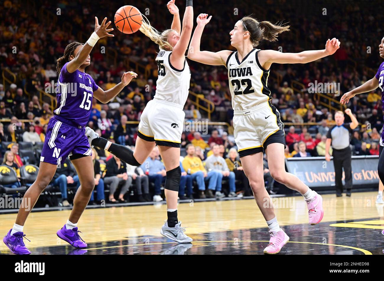 IOWA CITY, IA - JANUARY 11: Northwestern forward Courtney Shaw (15 ...