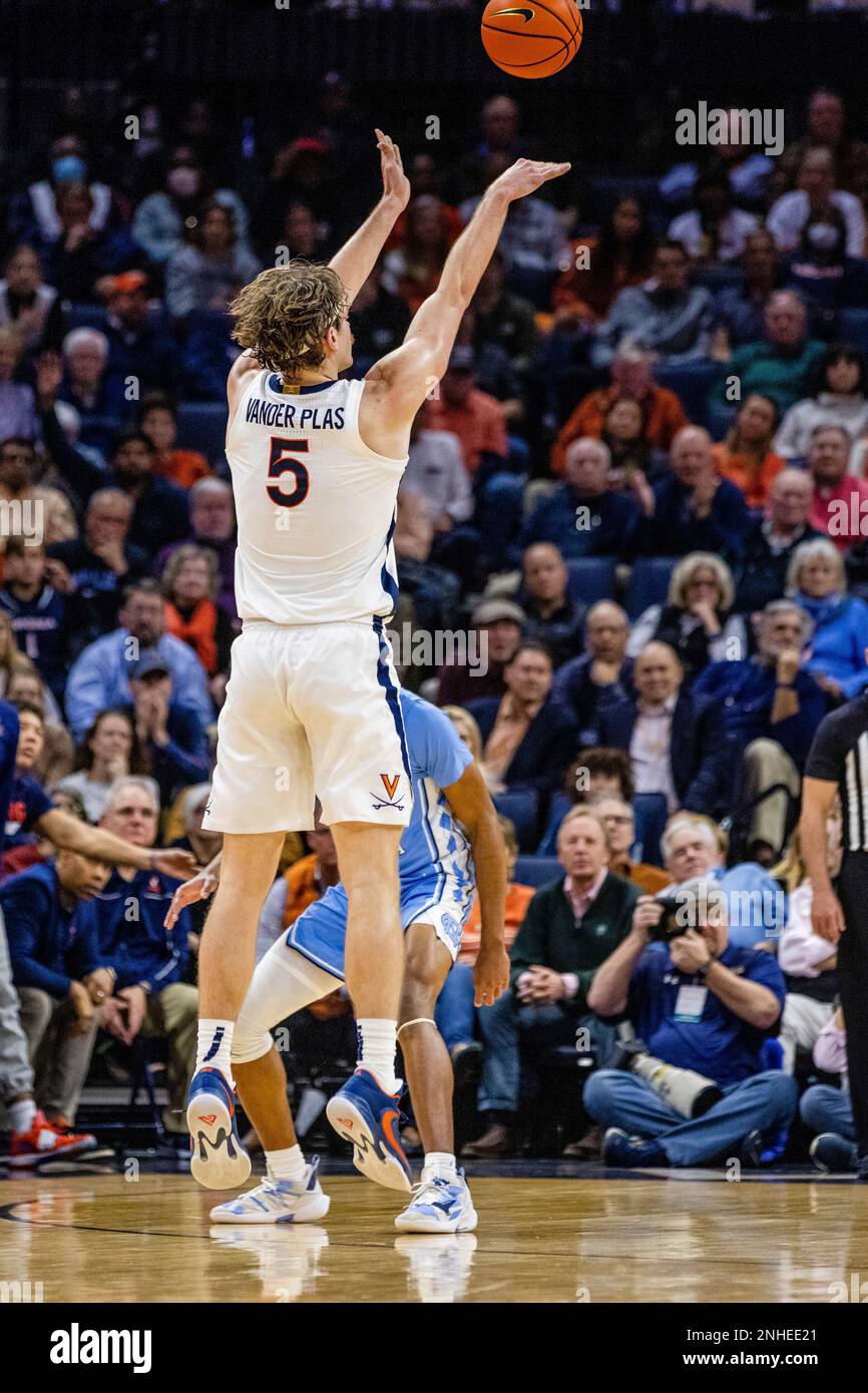 January 10, 2023: Virginia Cavaliers forward Ben Vander Plas (5 ...