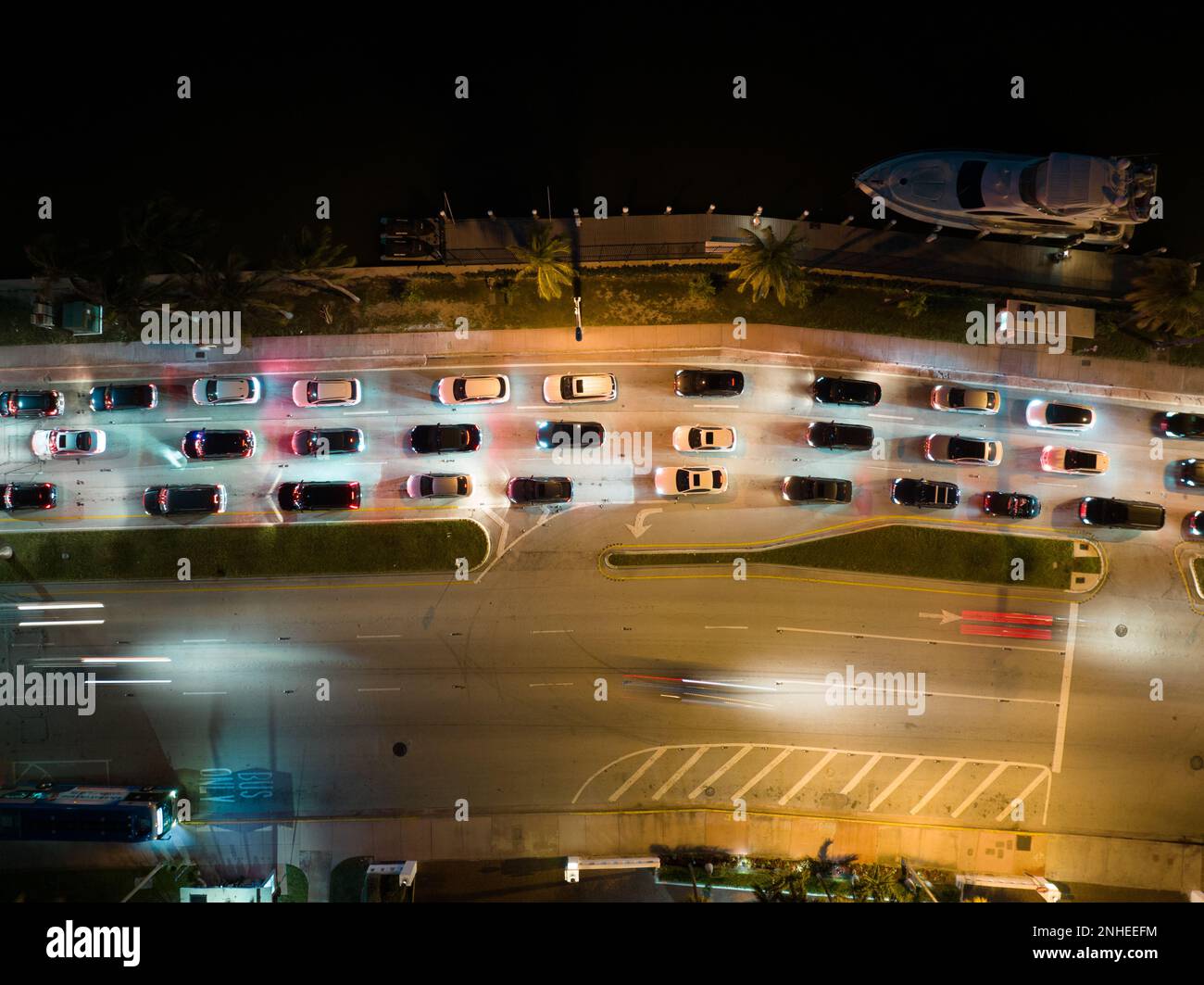 Aerial collins avenue miami beach hi-res stock photography and images ...