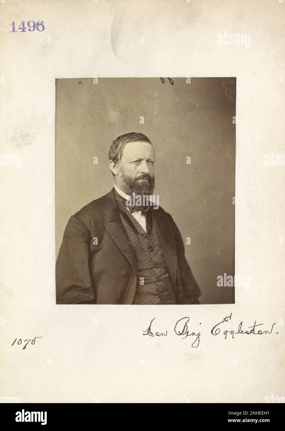 Honorable Benjamin Eggleston; Ohio 19th Century Mathew Brady, Quartermaster, and Other Civil War ...