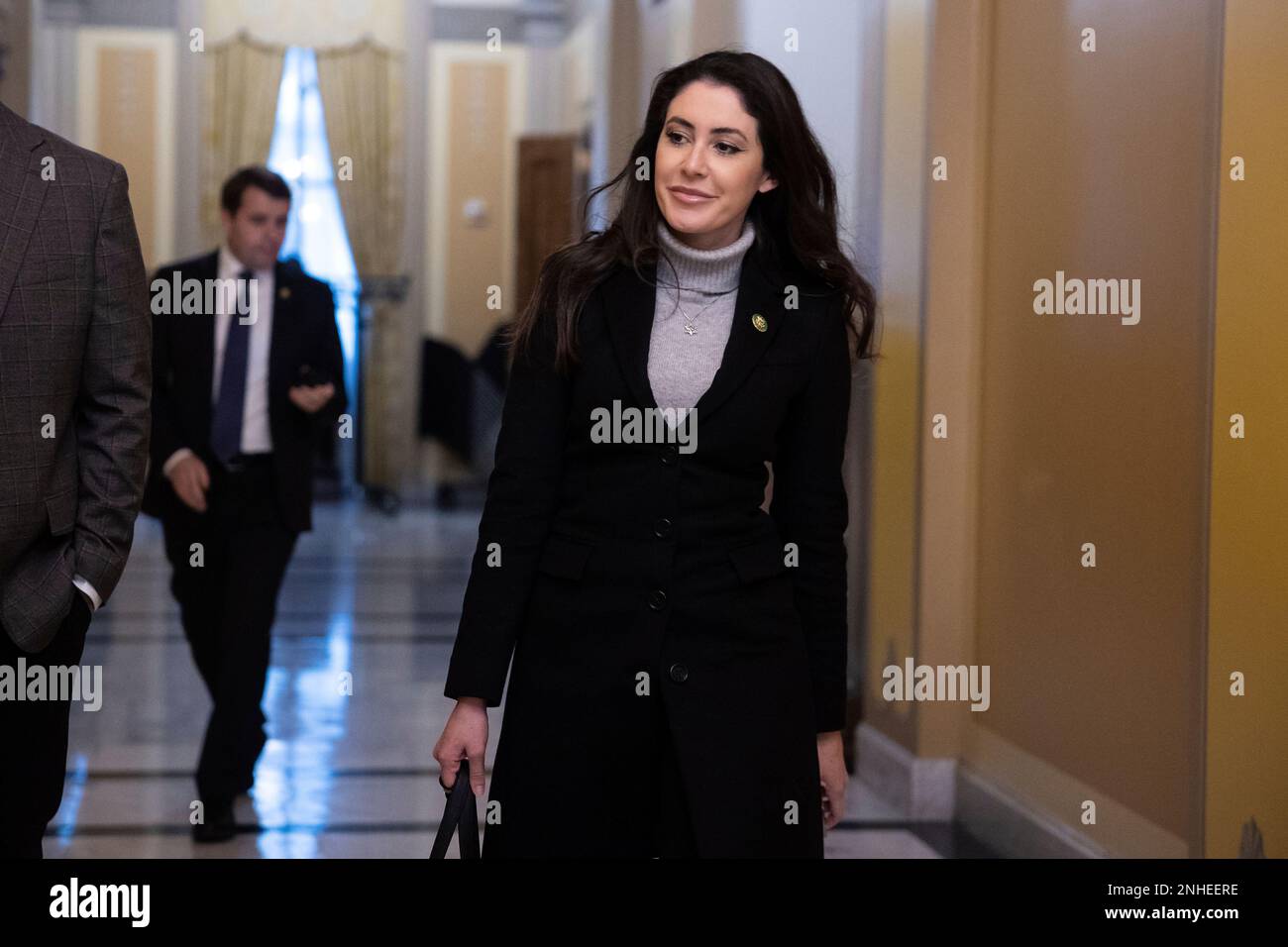Rep. Anna Paulina Luna (R-Fla.) departs a vote at the U.S. Capitol Jan ...