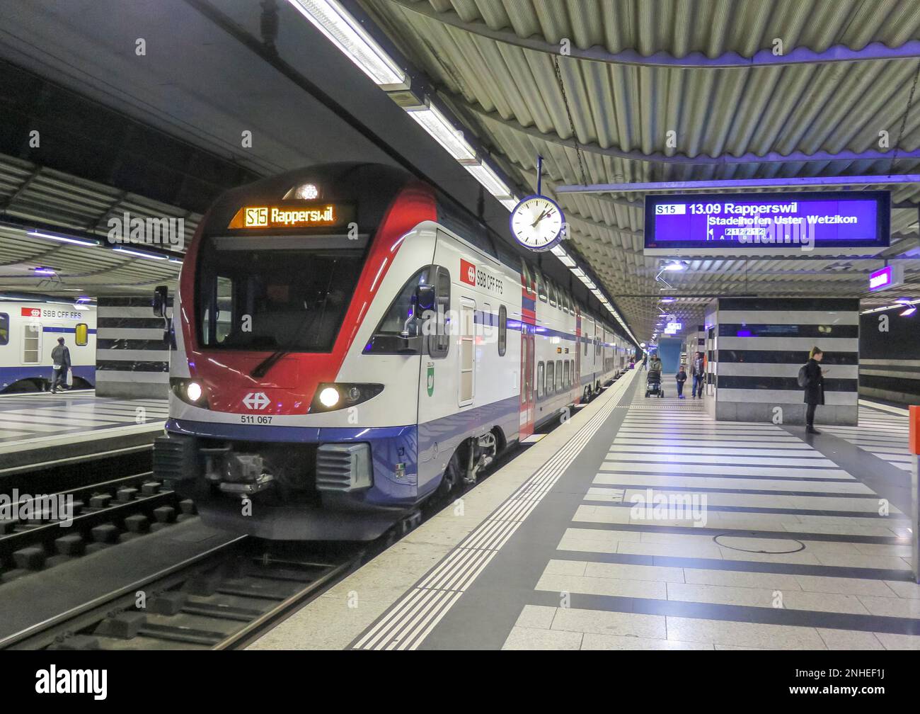 S-Bahn, main station, Zurich, Switzerland Stock Photo - Alamy