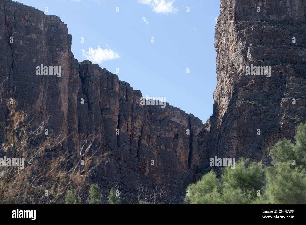 The Santa Elena Canyon at Big Bend National Park in Texas has one of ...