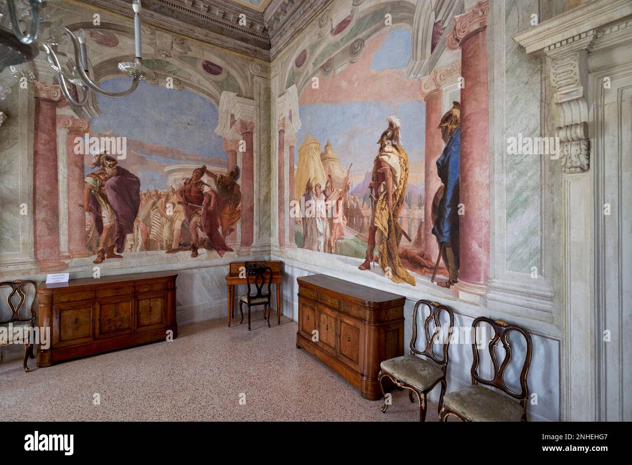 Villa Valmarana ai Nani takes its name from the statues of the 17 stone ...