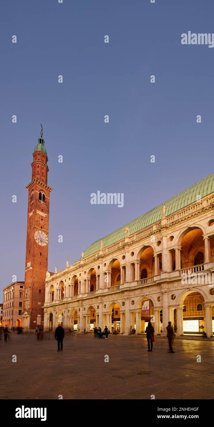 Vicenza, Veneto, Italy. The Basilica Palladiana is a Renaissance ...