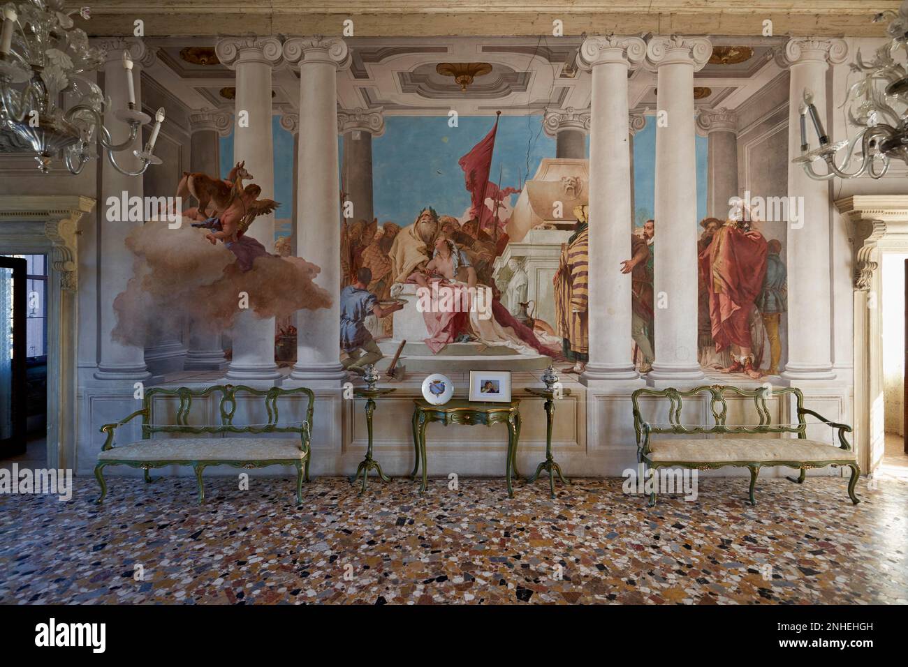 Villa Valmarana ai Nani takes its name from the statues of the 17 stone ...