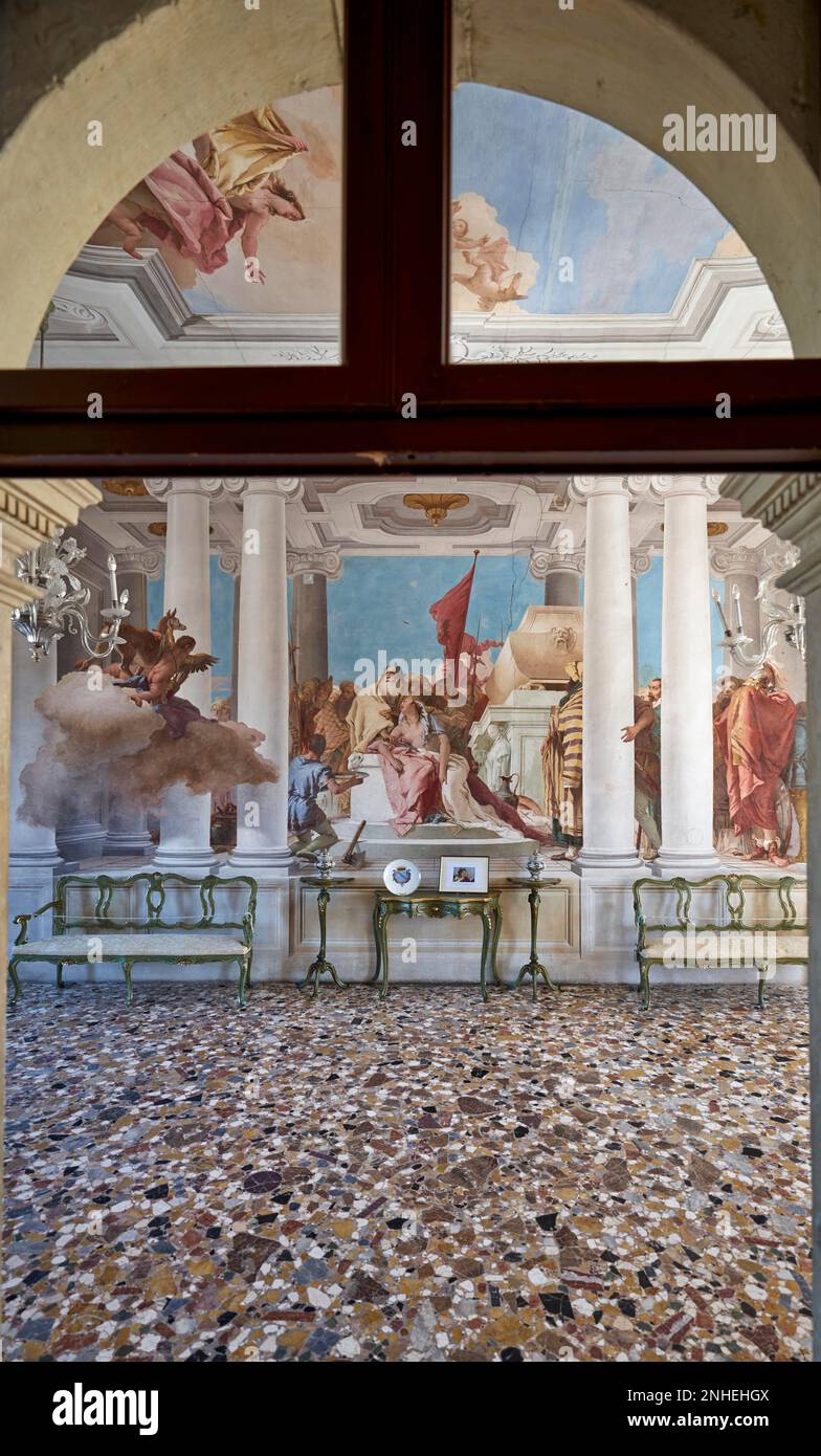 Villa Valmarana ai Nani takes its name from the statues of the 17 stone ...