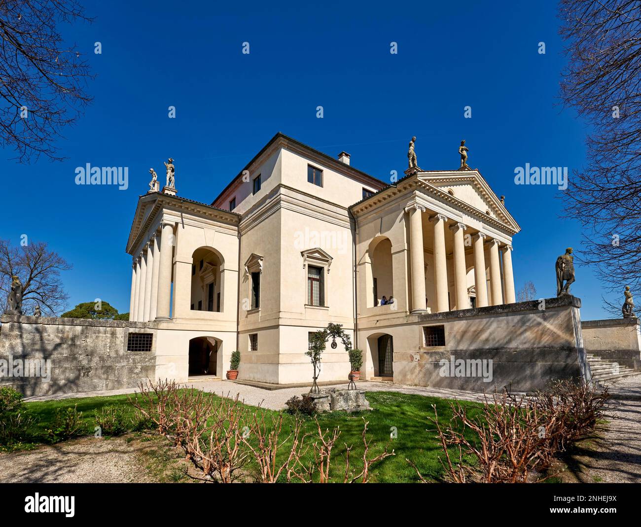 Vicenza, Veneto, Italy. Villa La Rotonda is a Renaissance villa just ...