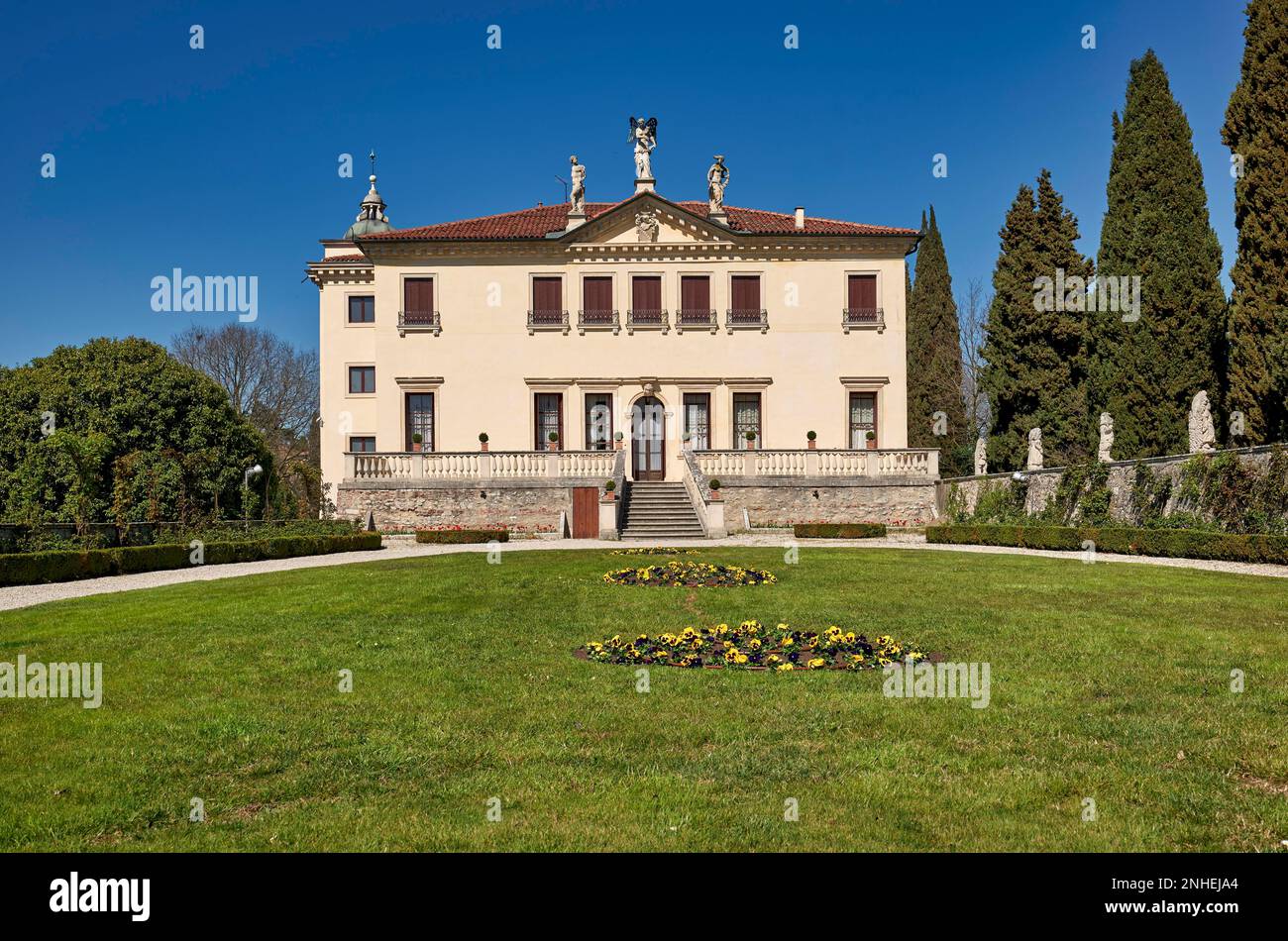 Villa Valmarana ai Nani takes its name from the statues of the 17 stone ...