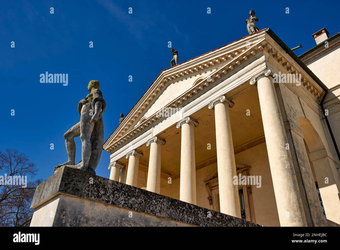 Vicenza, Veneto, Italy. Villa La Rotonda is a Renaissance villa just ...