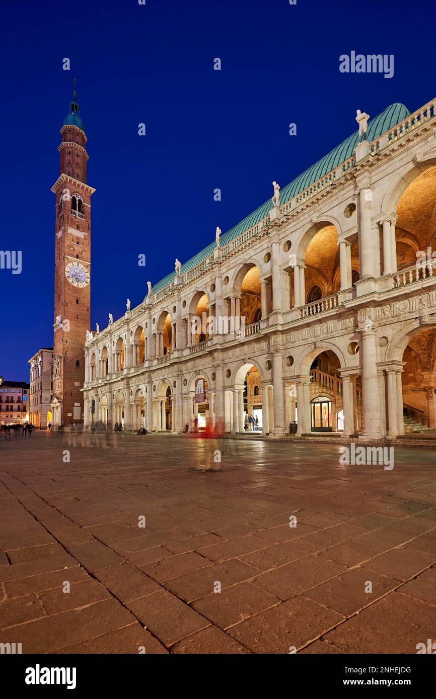 Vicenza, Veneto, Italy. The Basilica Palladiana is a Renaissance ...