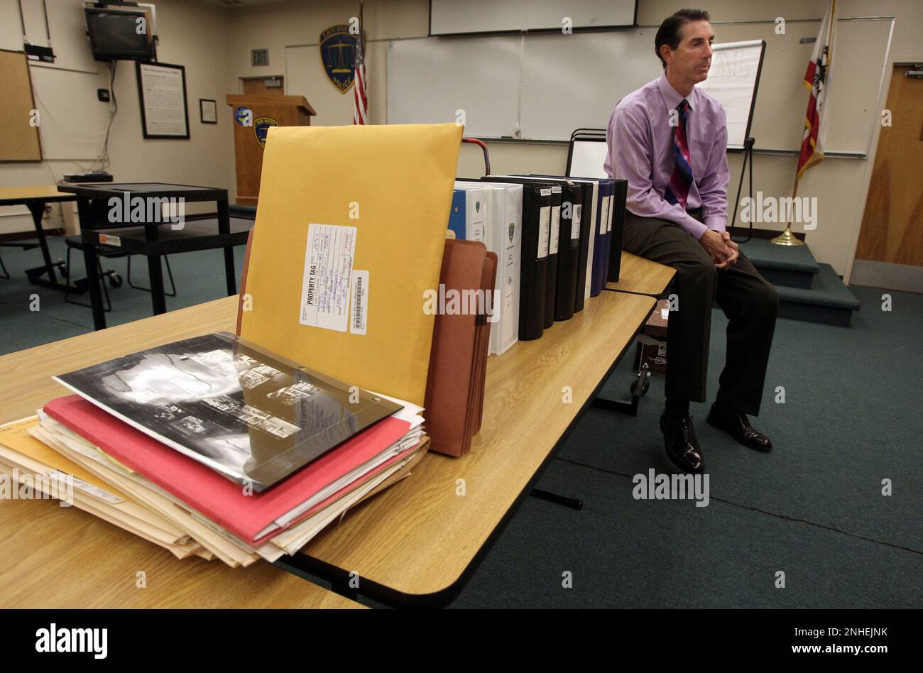 coldcase 001 mac.jpg Chief Callagy with files from the triple murder ...