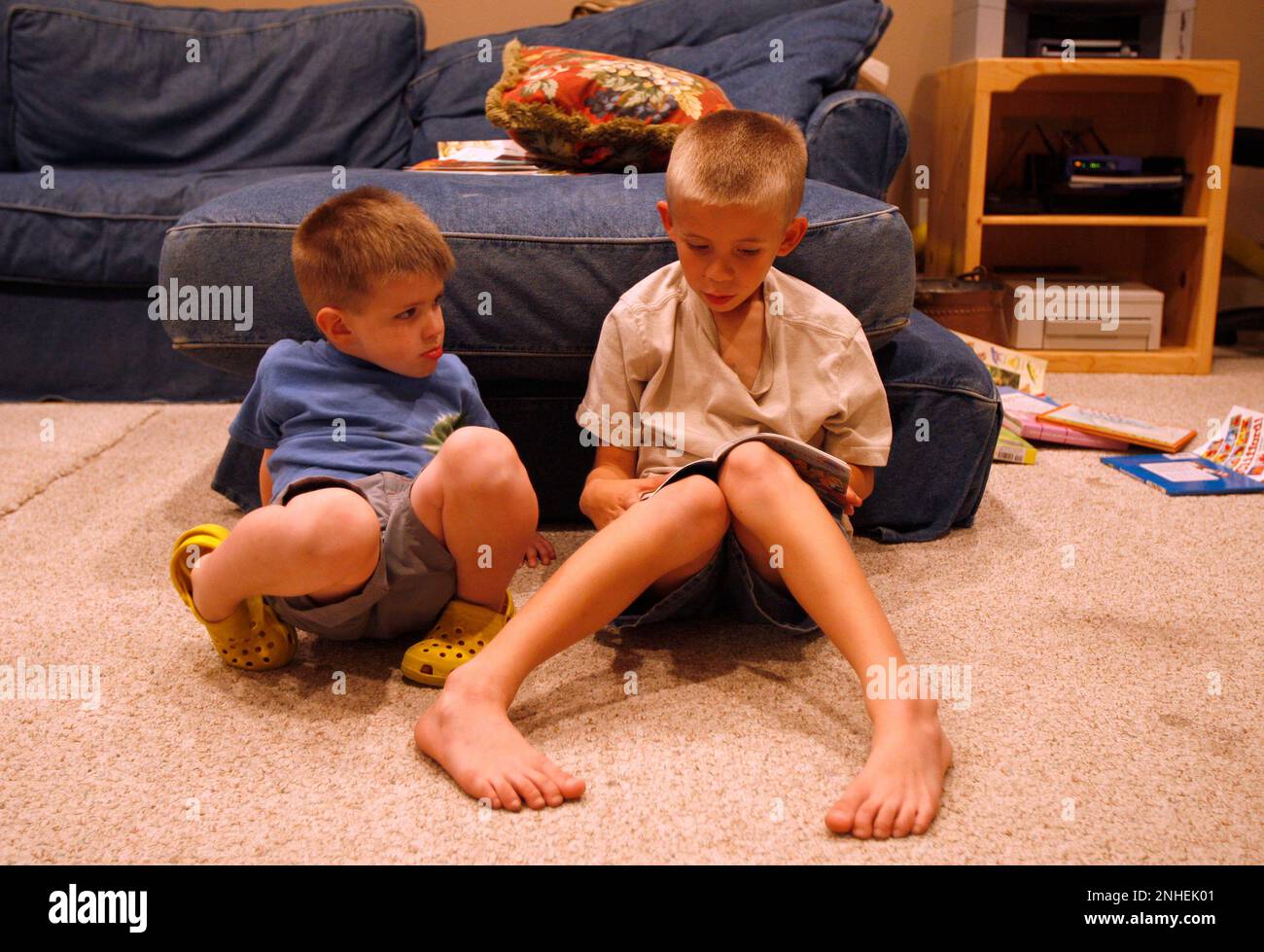 bugs 019 mac.jpg Quinlan, 3, (left) was the first to contract MRSA ...