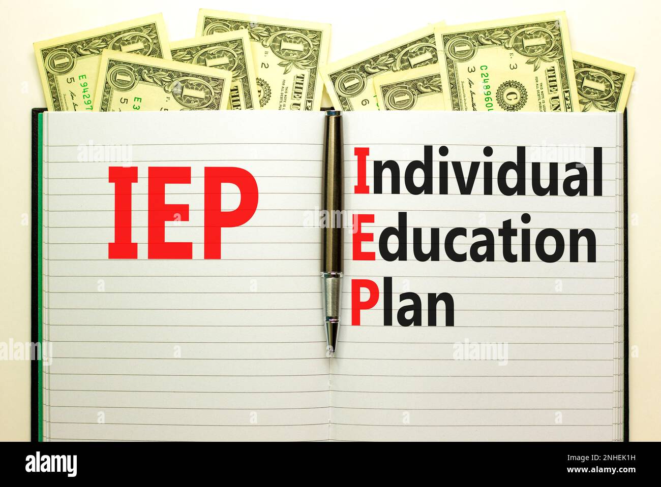 IEP individual education plan symbol. Concept words IEP individual ...