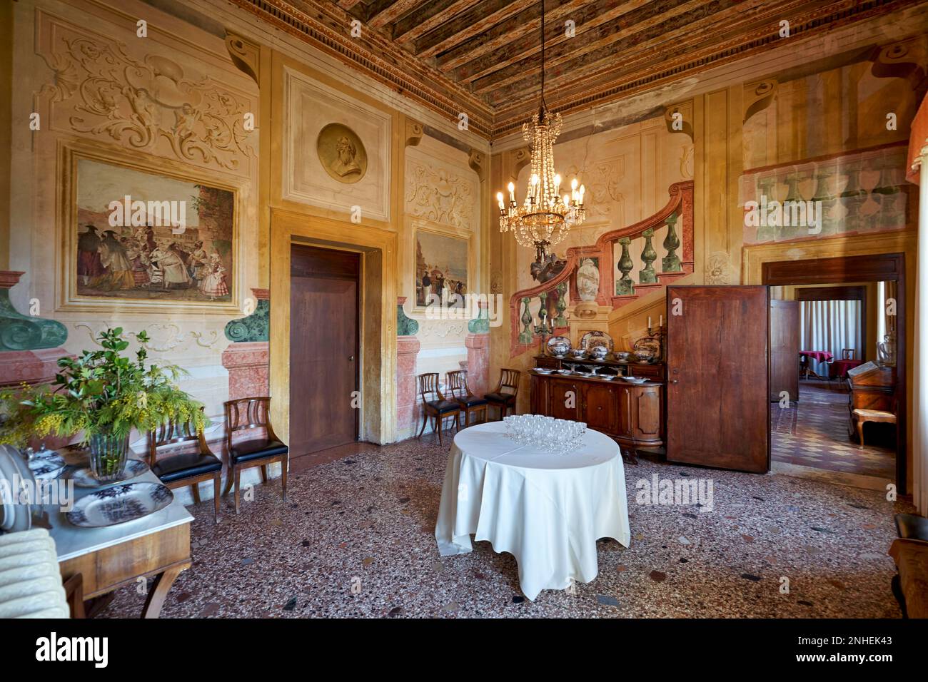 Villa Valmarana ai Nani takes its name from the statues of the 17 stone ...