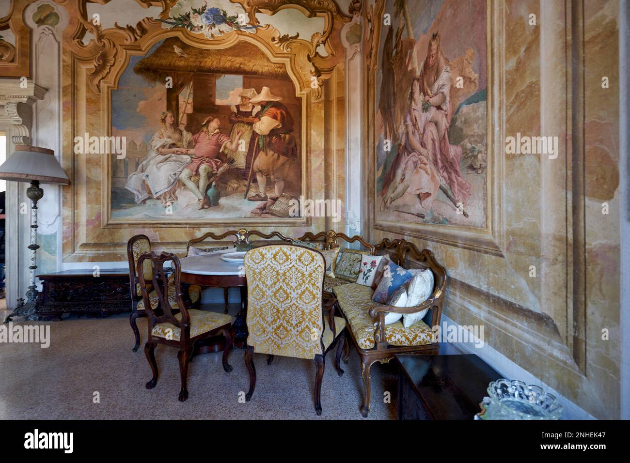 Villa Valmarana ai Nani takes its name from the statues of the 17 stone ...