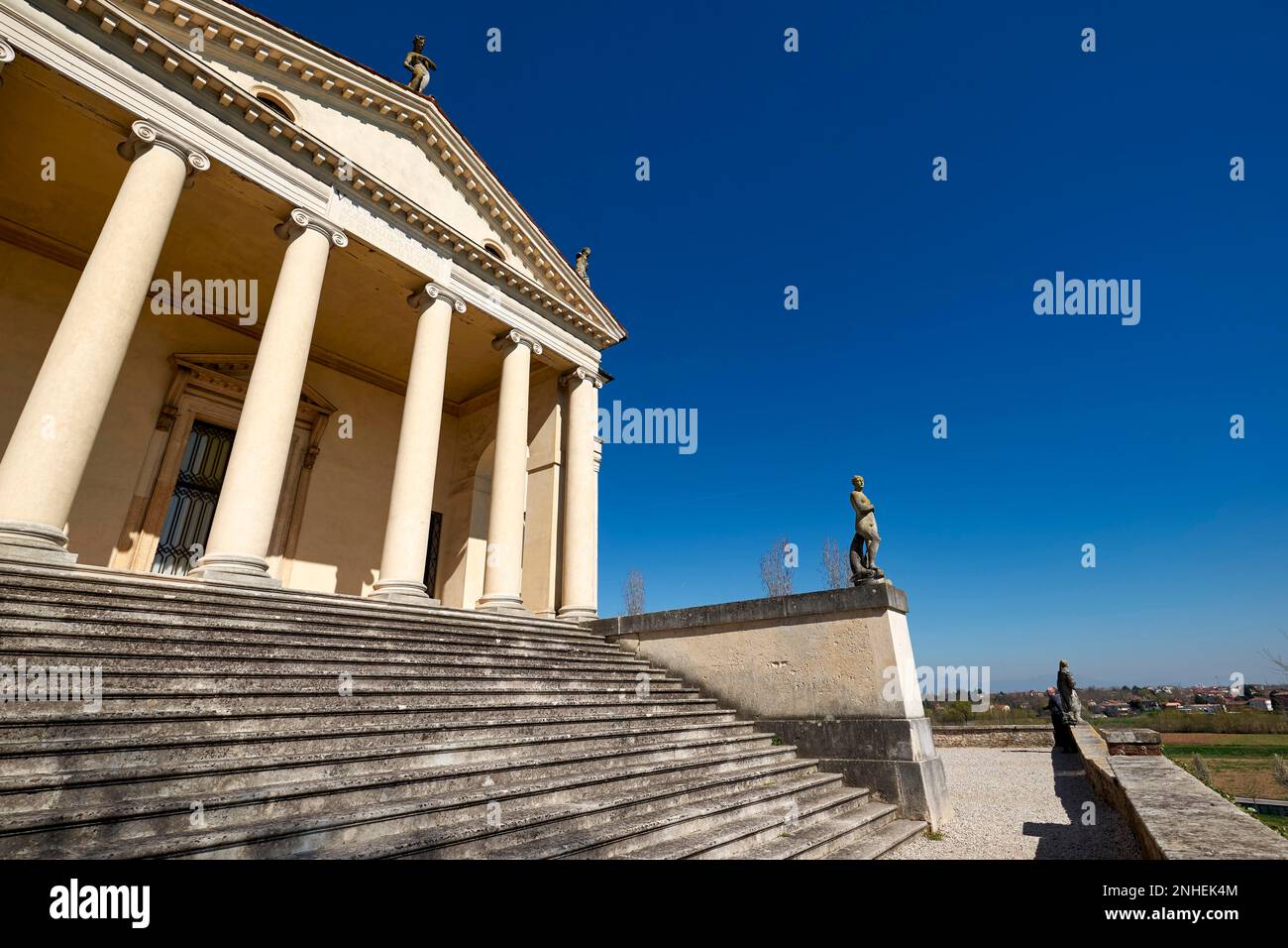 Vicenza, Veneto, Italy. Villa La Rotonda is a Renaissance villa just ...