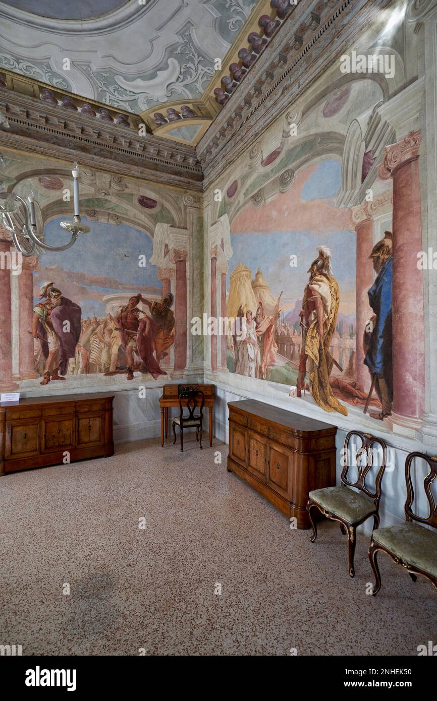 Villa Valmarana ai Nani takes its name from the statues of the 17 stone ...